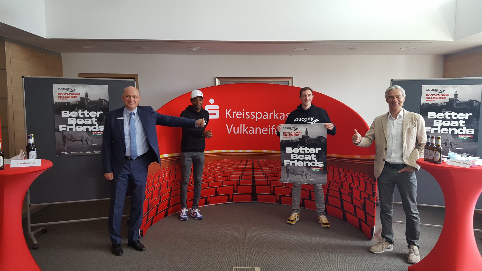 Pfingstmontag, 24. Mai, live auf dem Instagram Kanal von Saucony ...