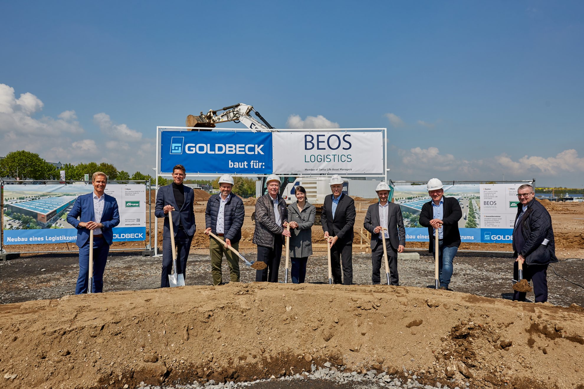 BEOS Logistics setzt Spaten für 20.000 Quadratmeter an nachhaltiger ...