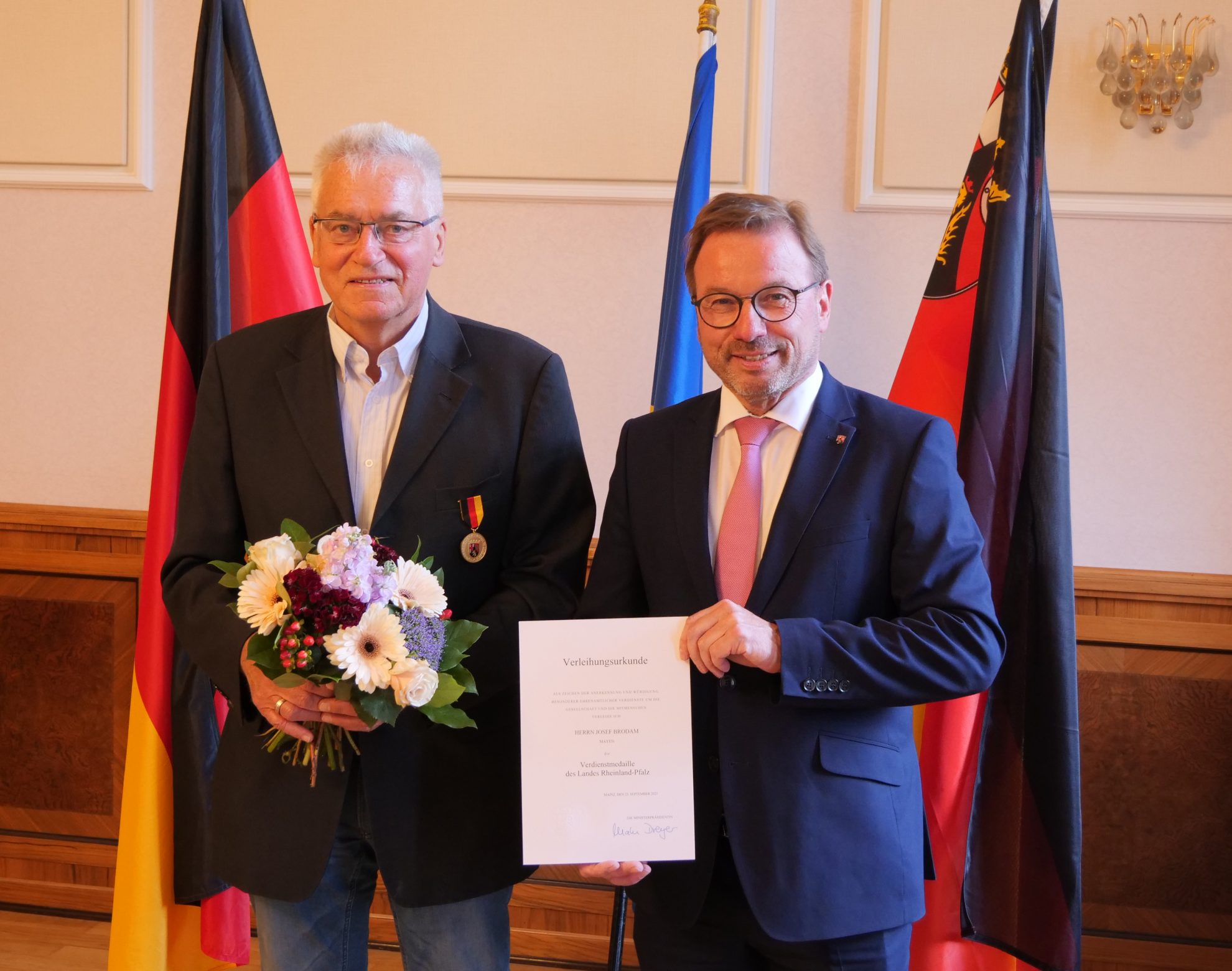 SGD-Nord-Präsident Wolfgang Treis würdigt ehrenamtliches Engagement von ...