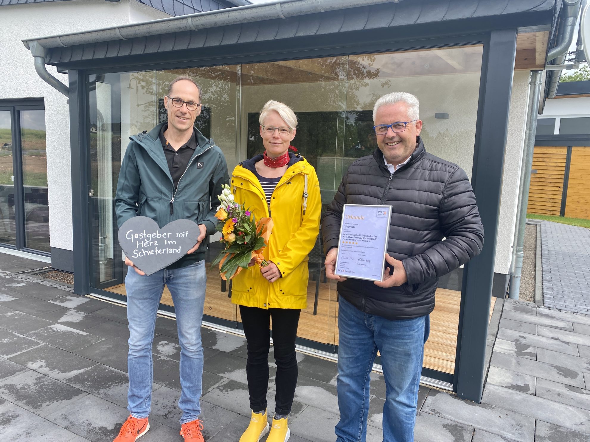 5-Sterne für die Ferienhäuser ,,Pommerbach“ und ,,Wegwarte“ in Brieden ...