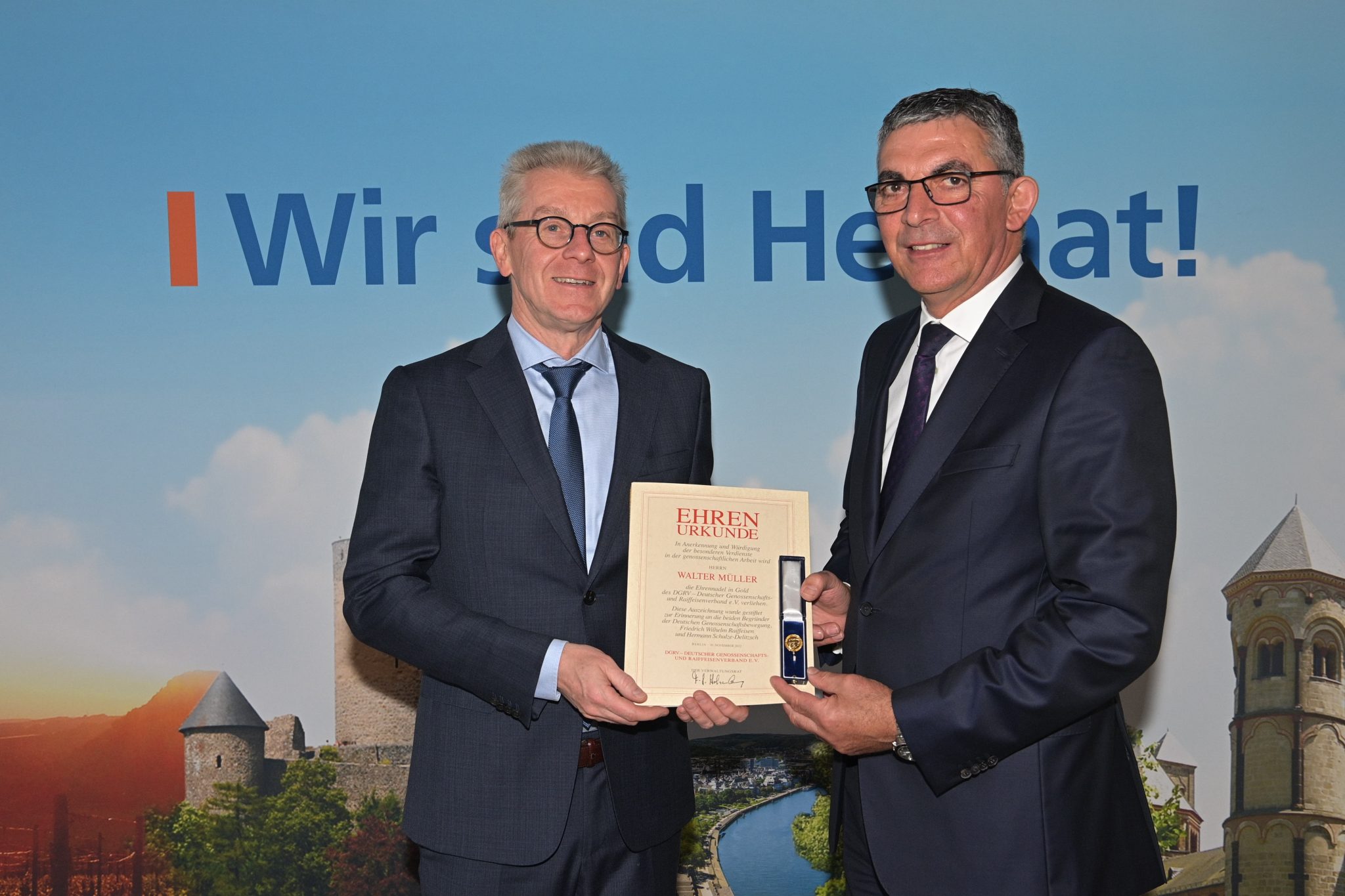 Vorstand Walter Müller nach mehr als 46 Jahren Tätigkeit für die ...