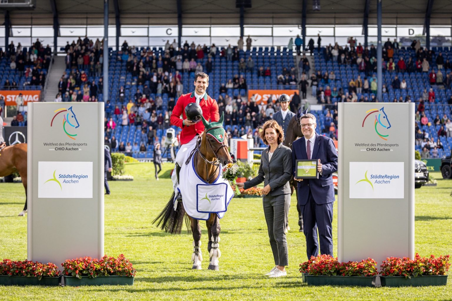 CHIO Aachen 2024 - Dreifacher Grund zur Freude für Eugenio Garza Perez ...